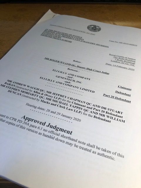 Relitigation of Divisional Patent Limited by Issue Estoppel - Three New ...